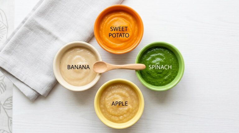 6 Month Baby Food Chart: First Foods, Recipes & Tips